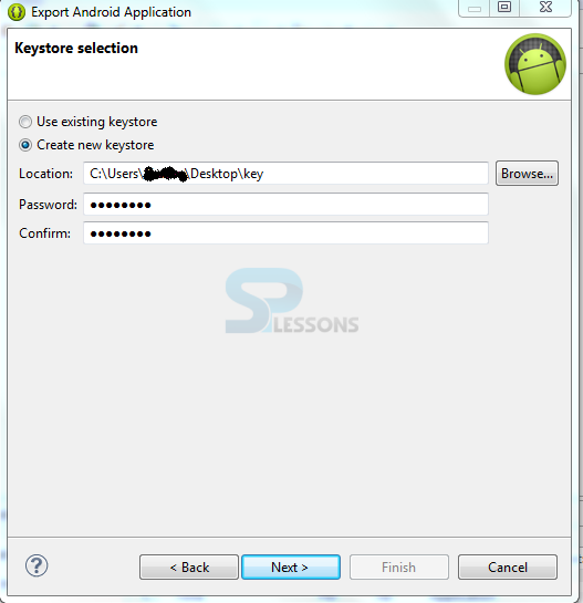 Publish Android App - SPLessons