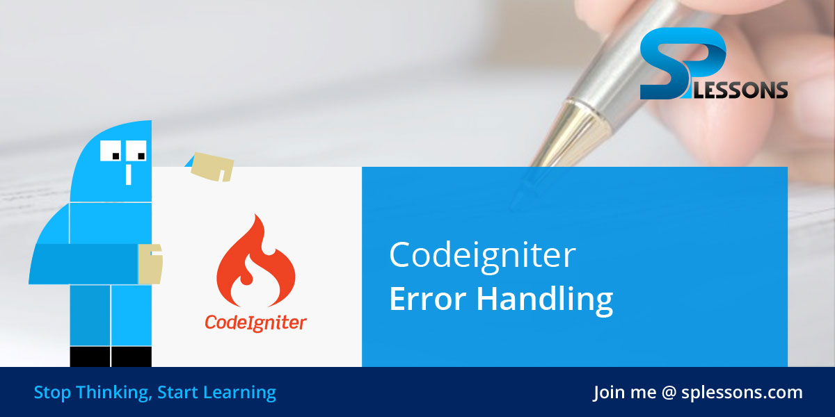 CodeIgniter Error Handling - SPLessons