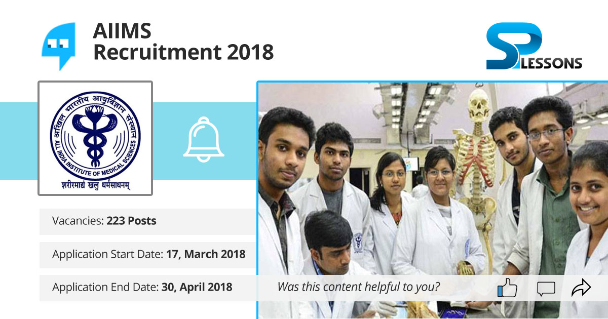 AIIMS Recruitment