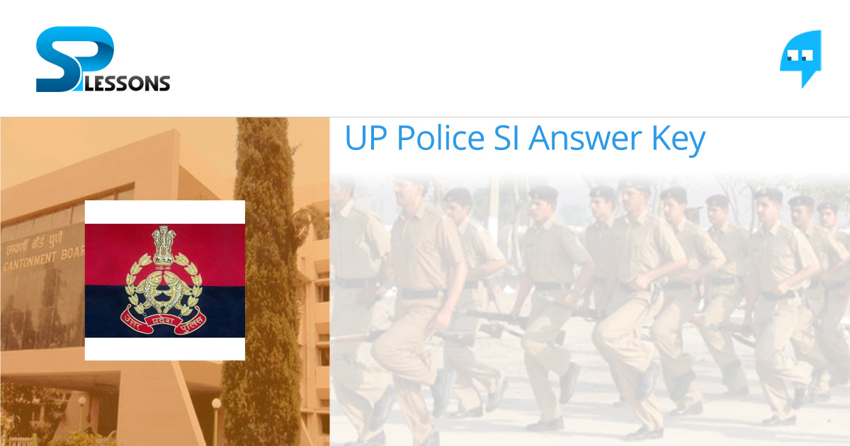 UP Police SI Exam Final Answer Key