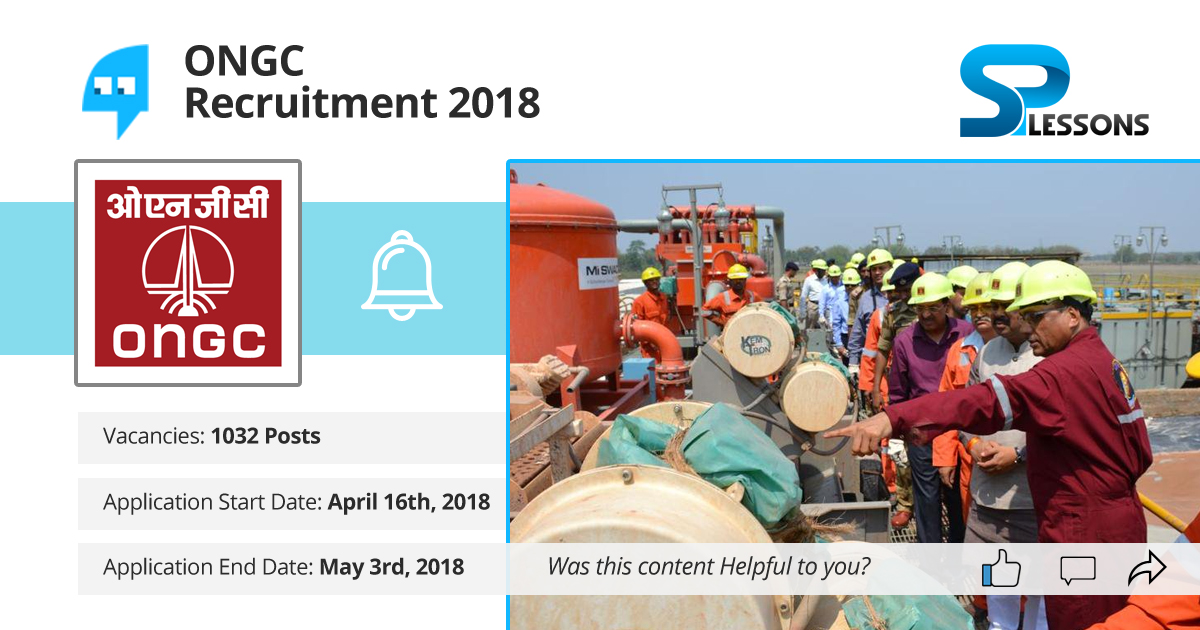 ONGC Recruitment