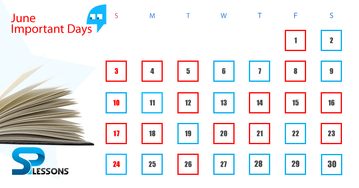 Important Days of June