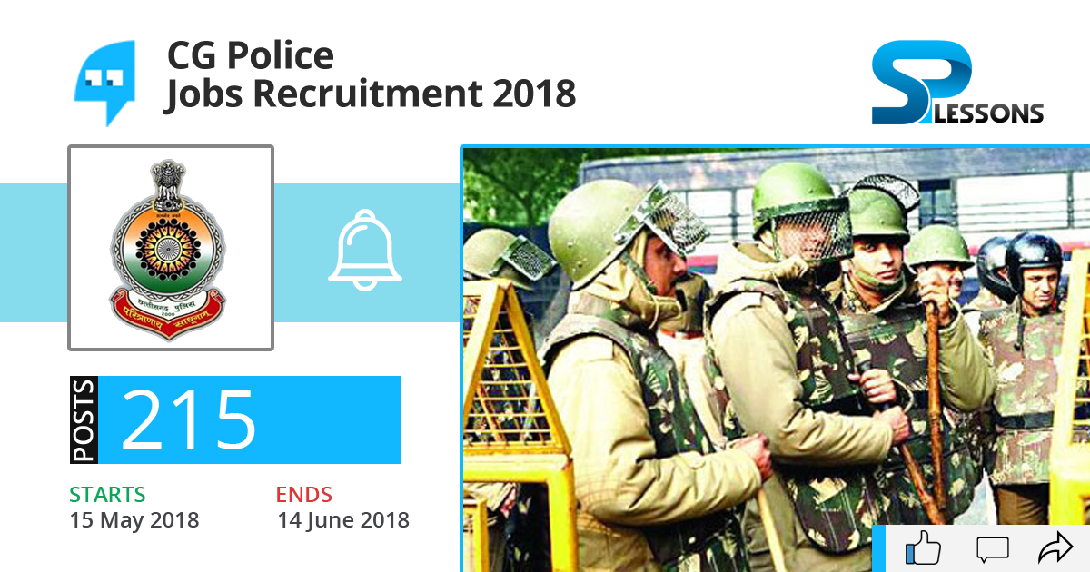CG Police DEO Constable Telecom and Driver Recruitment