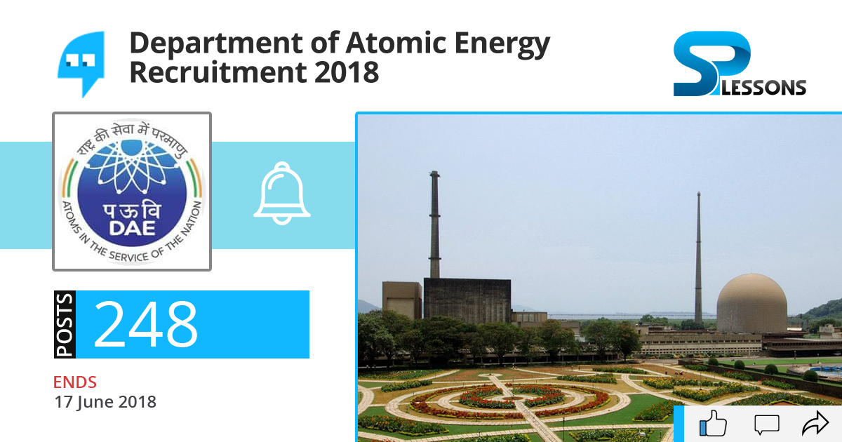 Department of Atomic Energy Recruitment