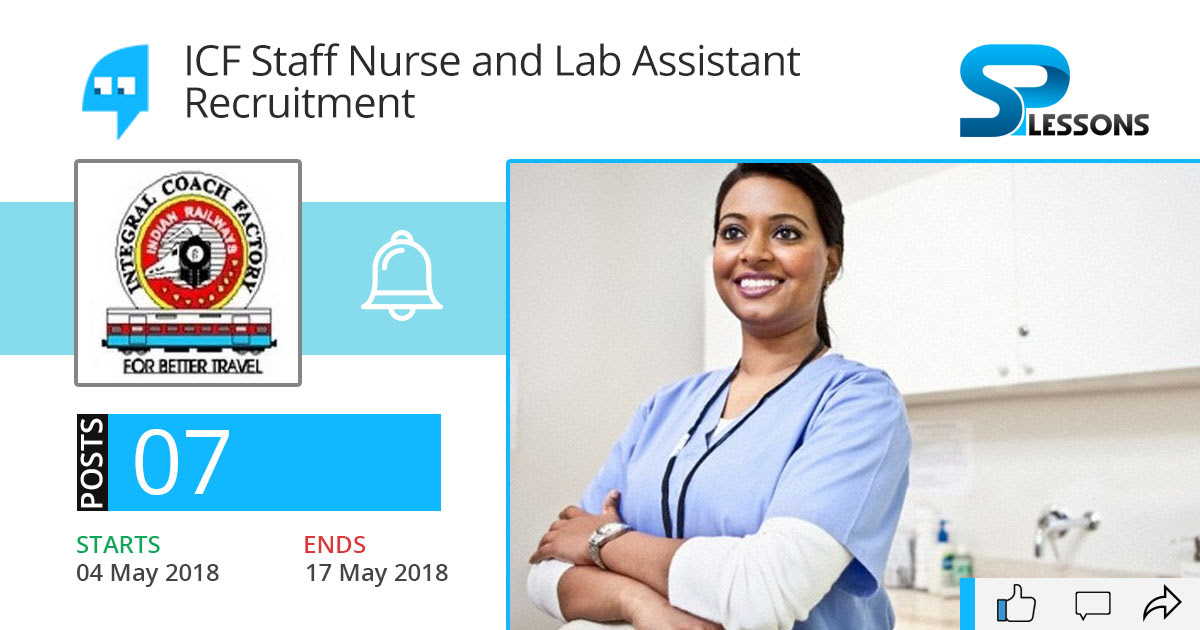 ICF Staff Nurse and Lab Assistant Recruitment
