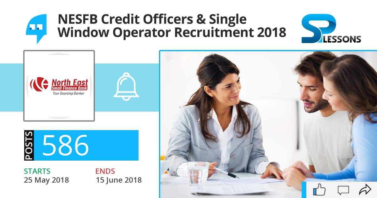 NESFB Credit Officers and Single Window Operator Recruitment