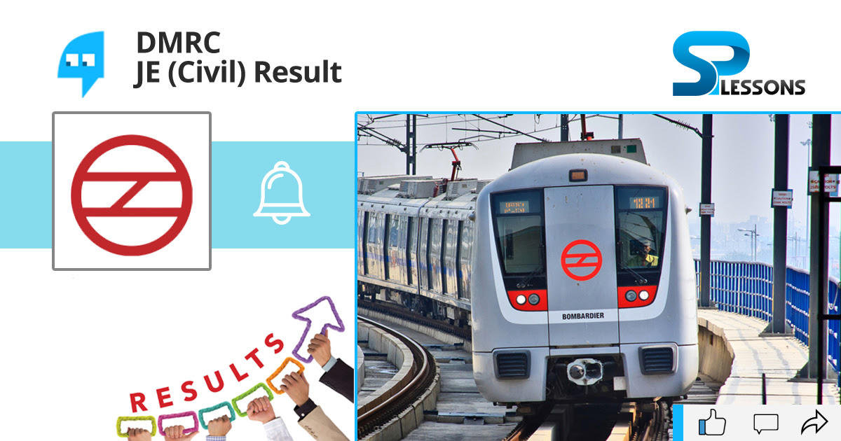 DMRC JE Civil Result