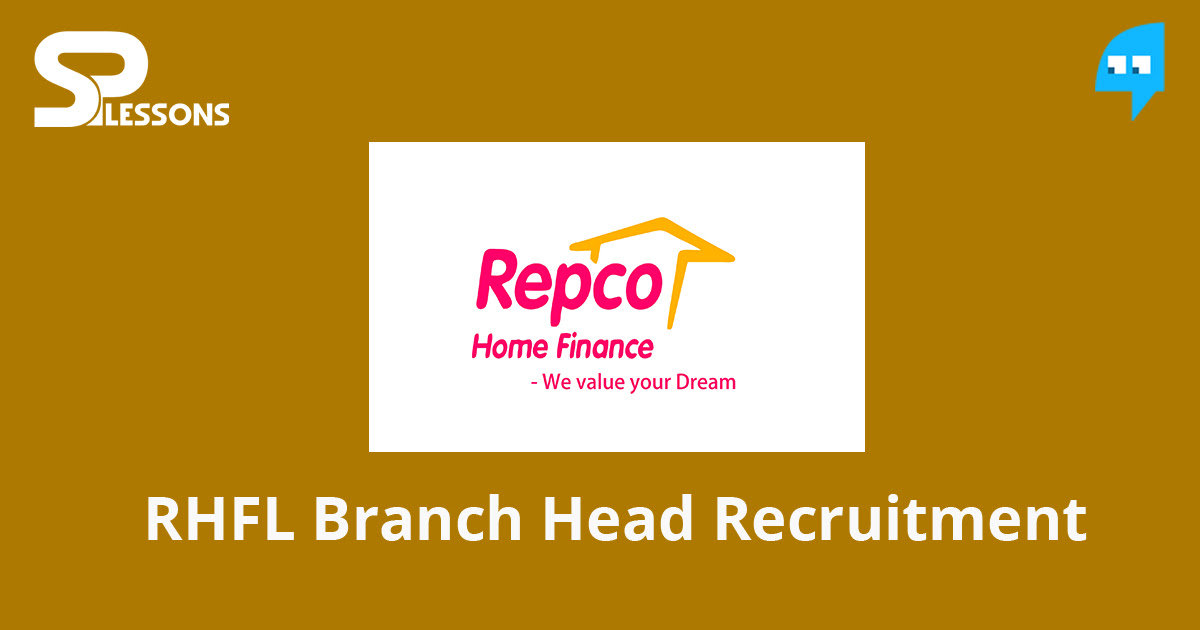 RHFL Branch Head Recruitment
