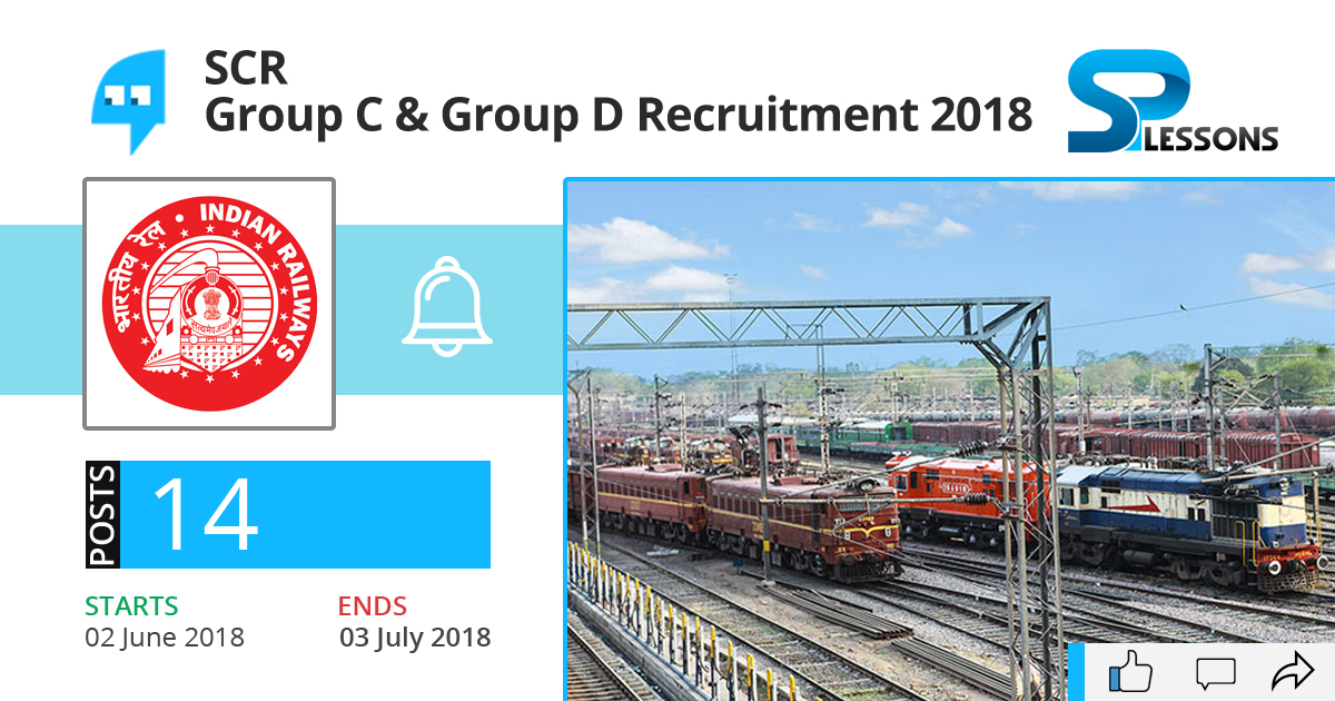 SCR Group C and Group D Recruitment