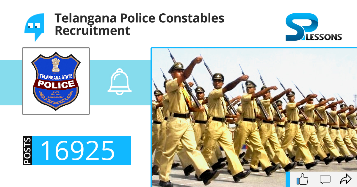 Telangana State Police Constables Recruitment