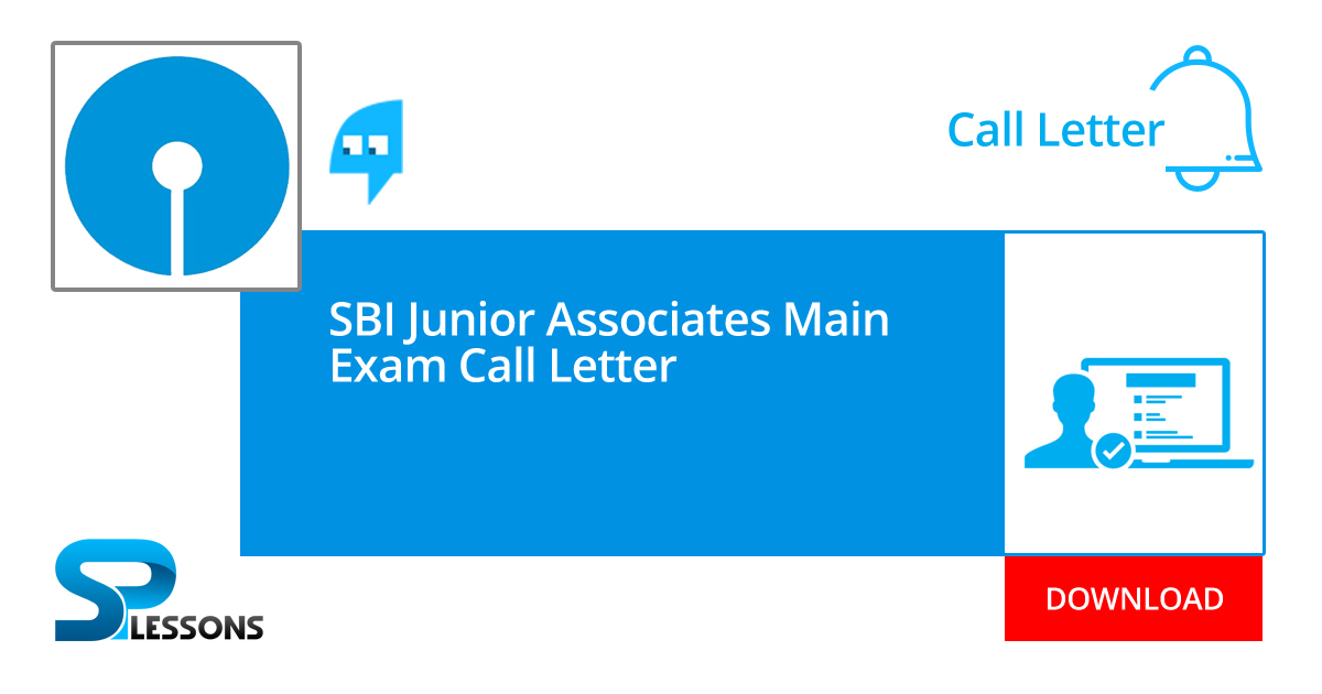 SBI Junior Associates Main Exam Call Letter