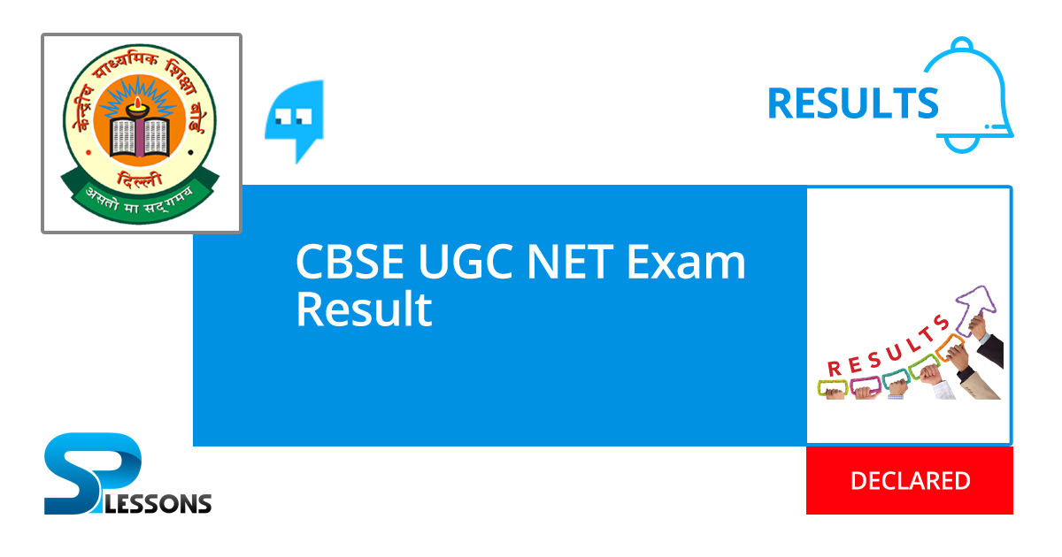 CBSE UGC NET Exam Result