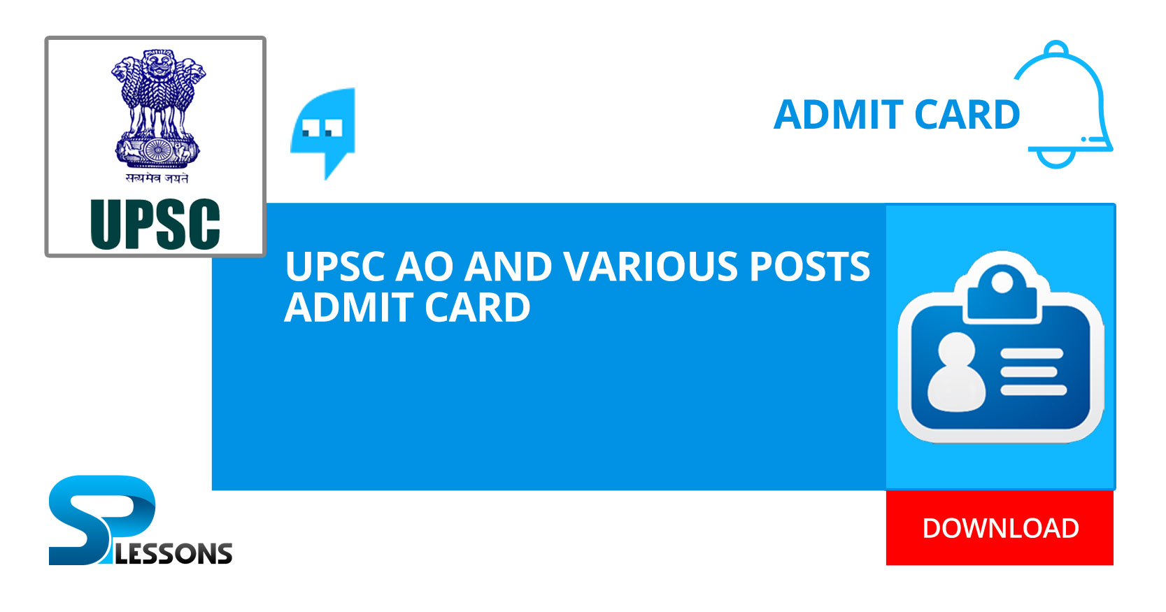 UPSC AO and Various Posts Admit Card