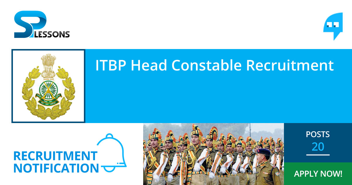 ITBP Head Constable Recruitment