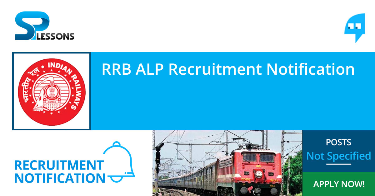 RRB ALP Recruitment Notification