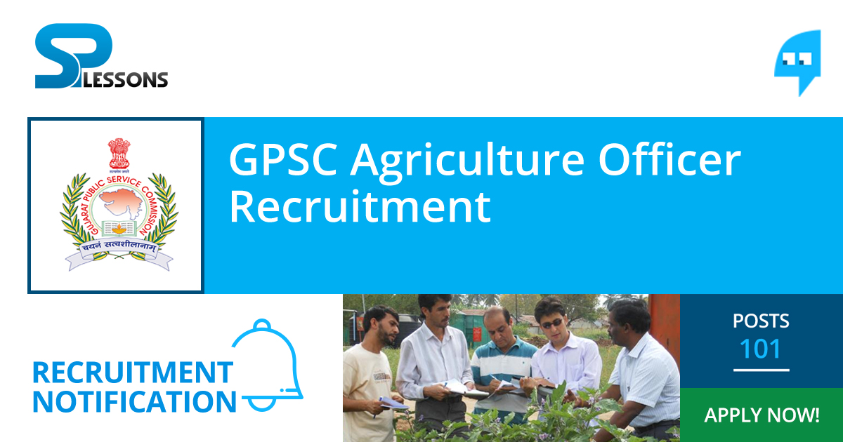 GPSC Agriculture Officer Recruitment