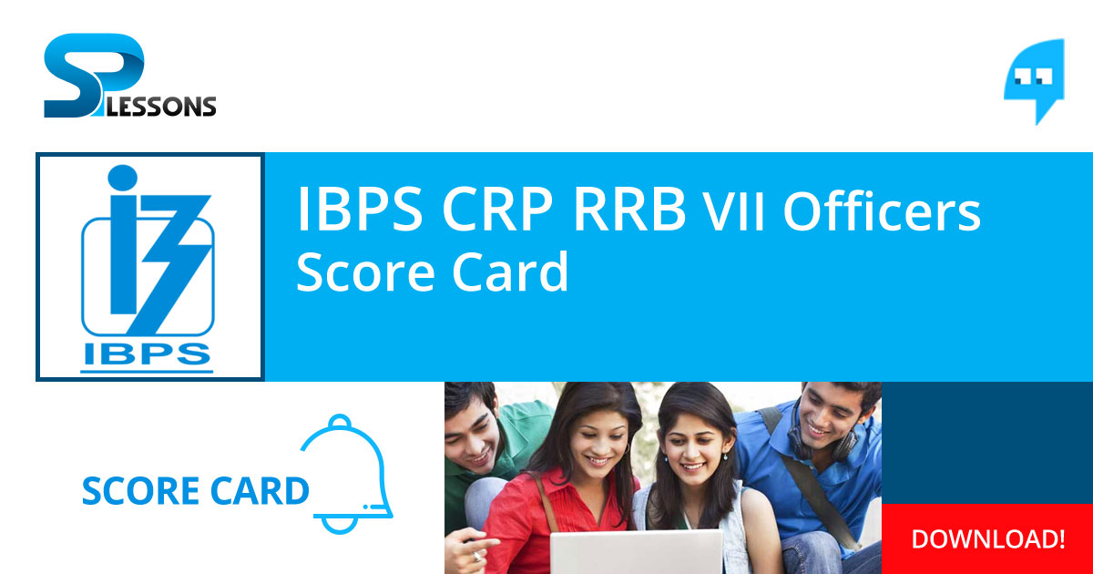 IBPS CRP RRB VII Officers Score Card IBPS CRP RRB VII Officers Score Card