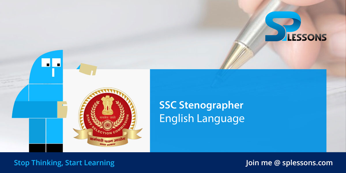 SSC Stenographer English Language