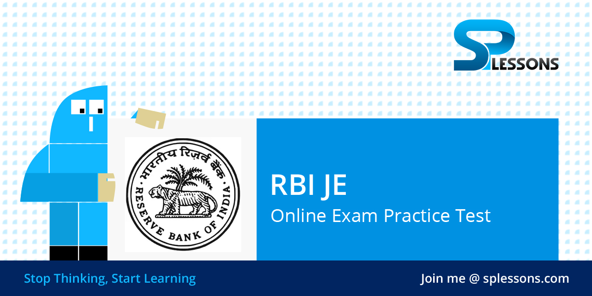 RBI JE Online Exam Practice Test