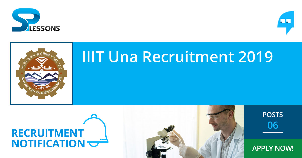 IIIT Una SRF and JRF Recruitment IIIT Una SRF and JRF Recruitment