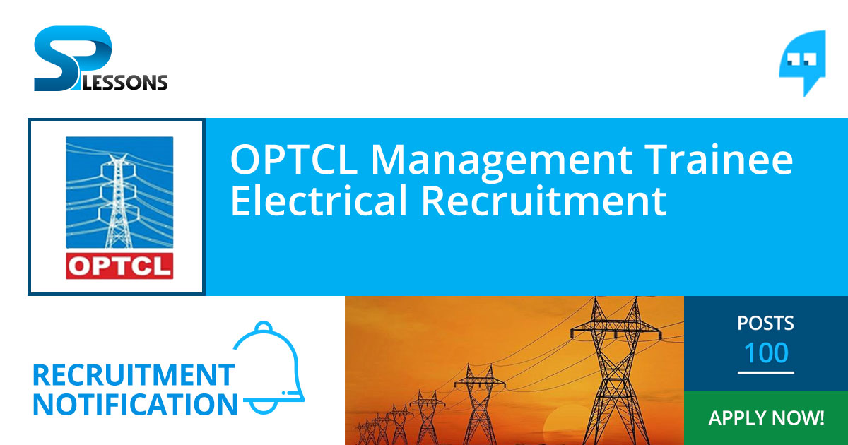 OPTCL Management Trainee Electrical Recruitment