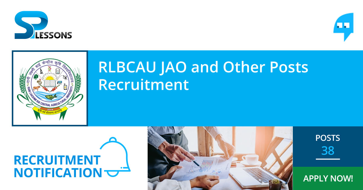 RLBCAU JAO and Other Posts Recruitment