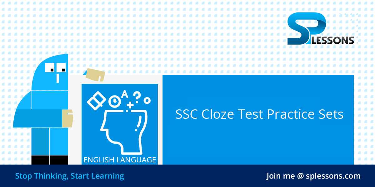 SSC Cloze Test Practice Sets
