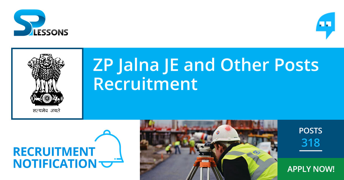 ZP Jalna JE and Other Posts Recruitment