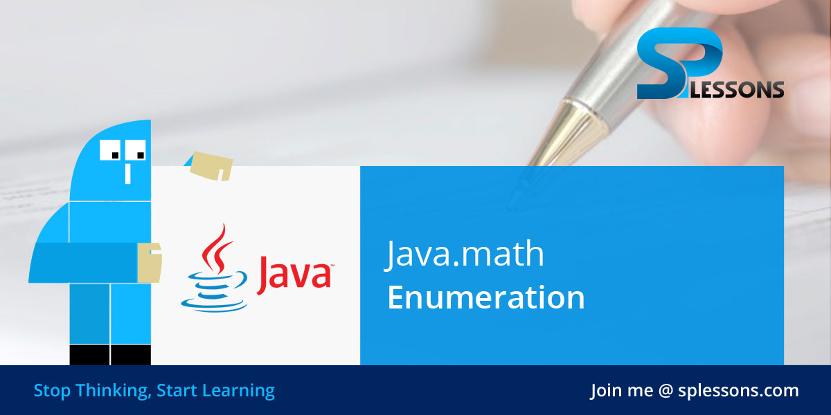 Java.math Enumeration - SPLessons