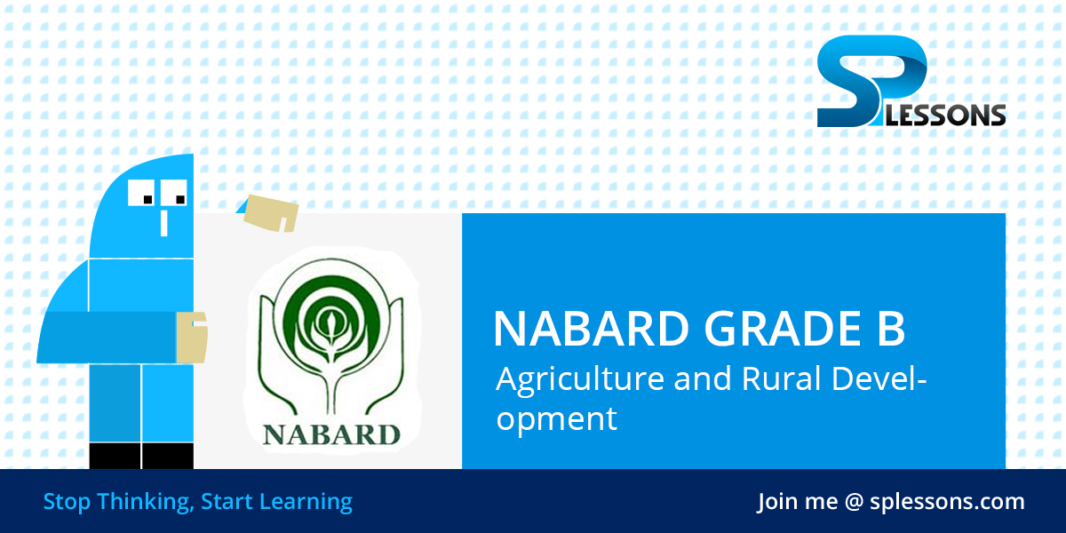 NABARD Grade B Agriculture and Rural Development