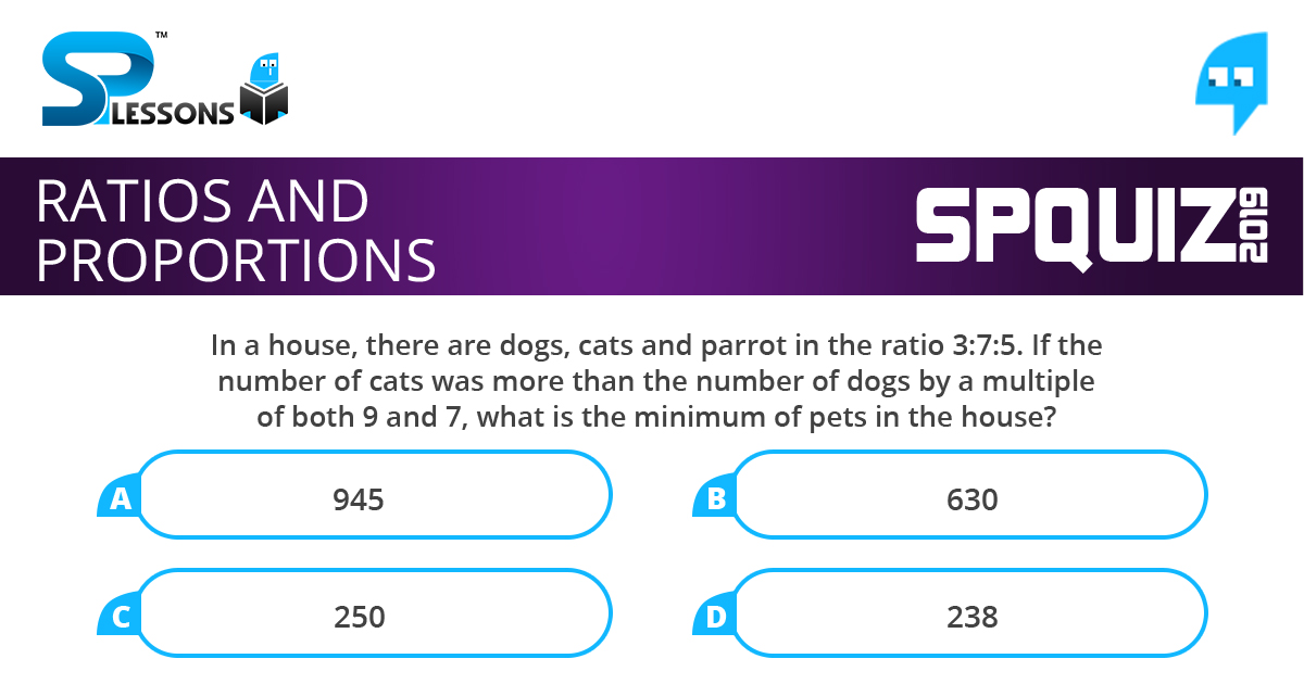 Ratios and Proportions – Quiz 6