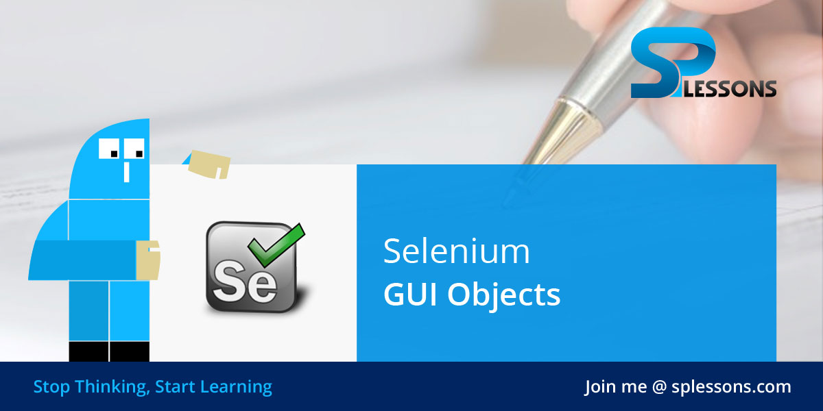 Selenium GUI Objects - SPLessons