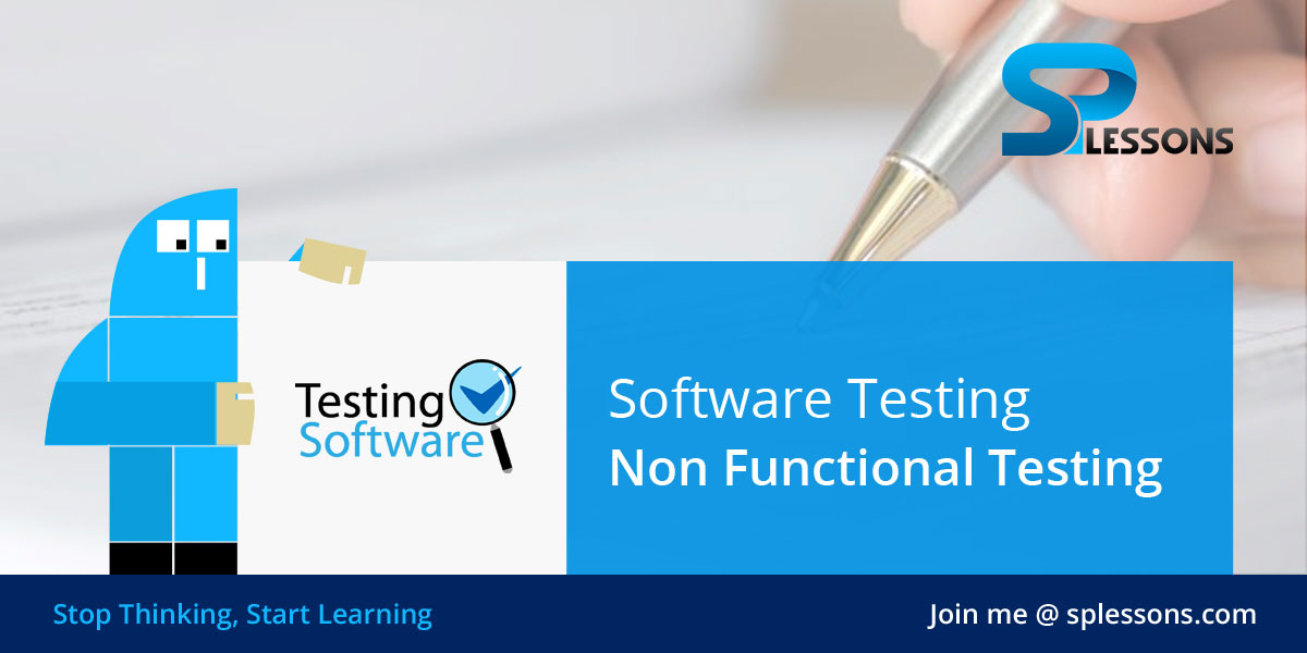 Software Testing Non Functional Testing - SPLessons