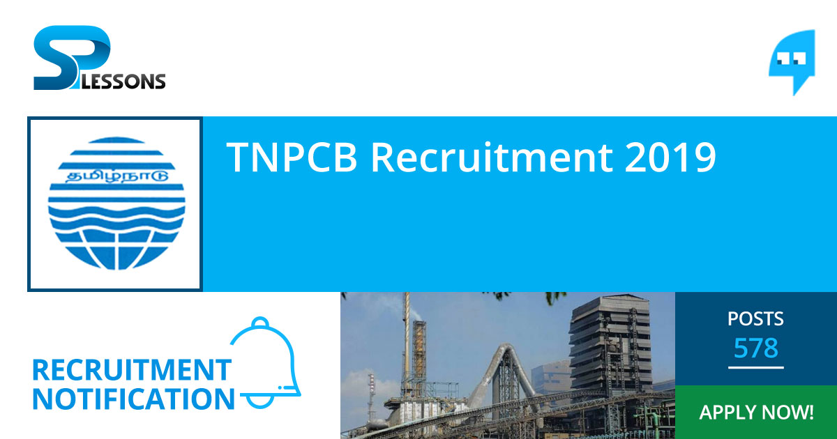 TNPCB Recruitment 2019