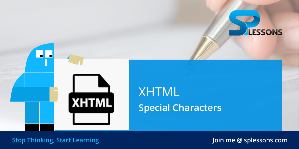 XHTML Special Characters - SPLessons