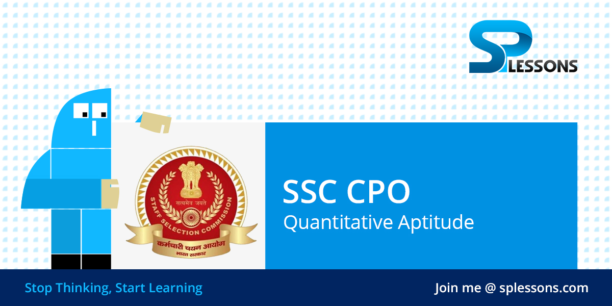 SSC CPO Quantitative Aptitude
