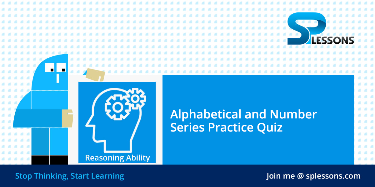 Alphabetical and Number Series Practice Quiz