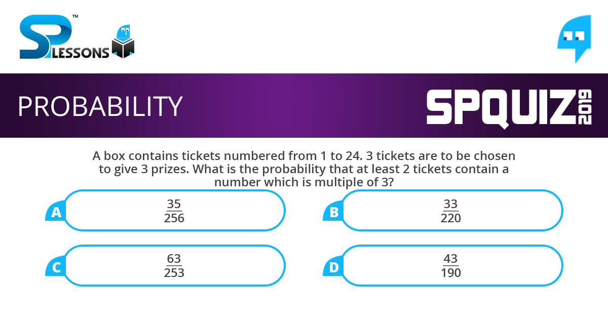 Probability Quiz 11