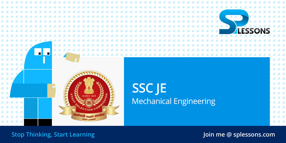 SSC JE Mechanical Engineering