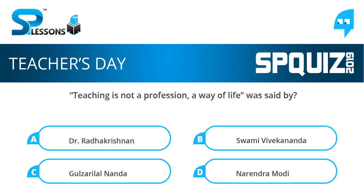 Teacher's Day Quiz 2