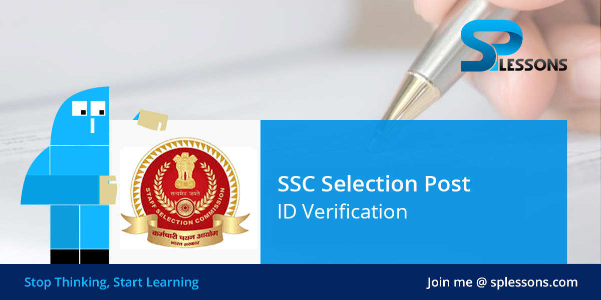 SSC Selection Post ID Verification