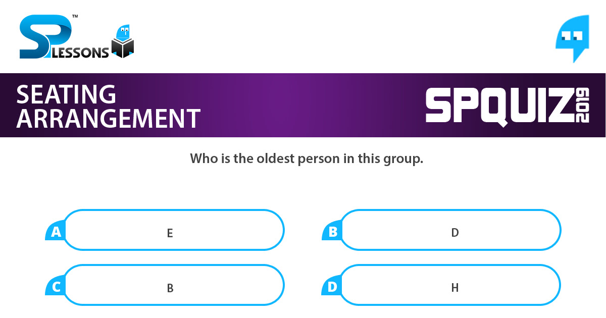 Seating Arrangement Quiz 18