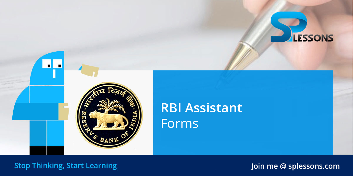 RBI Assistant Forms