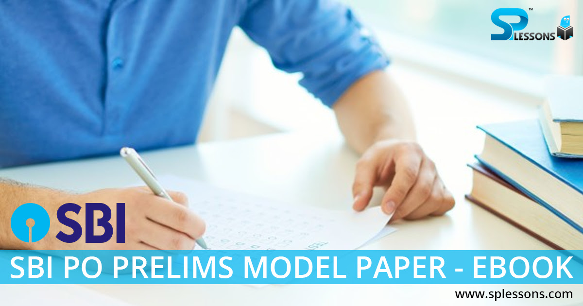 SBI PO Prelims Model Paper | EBook